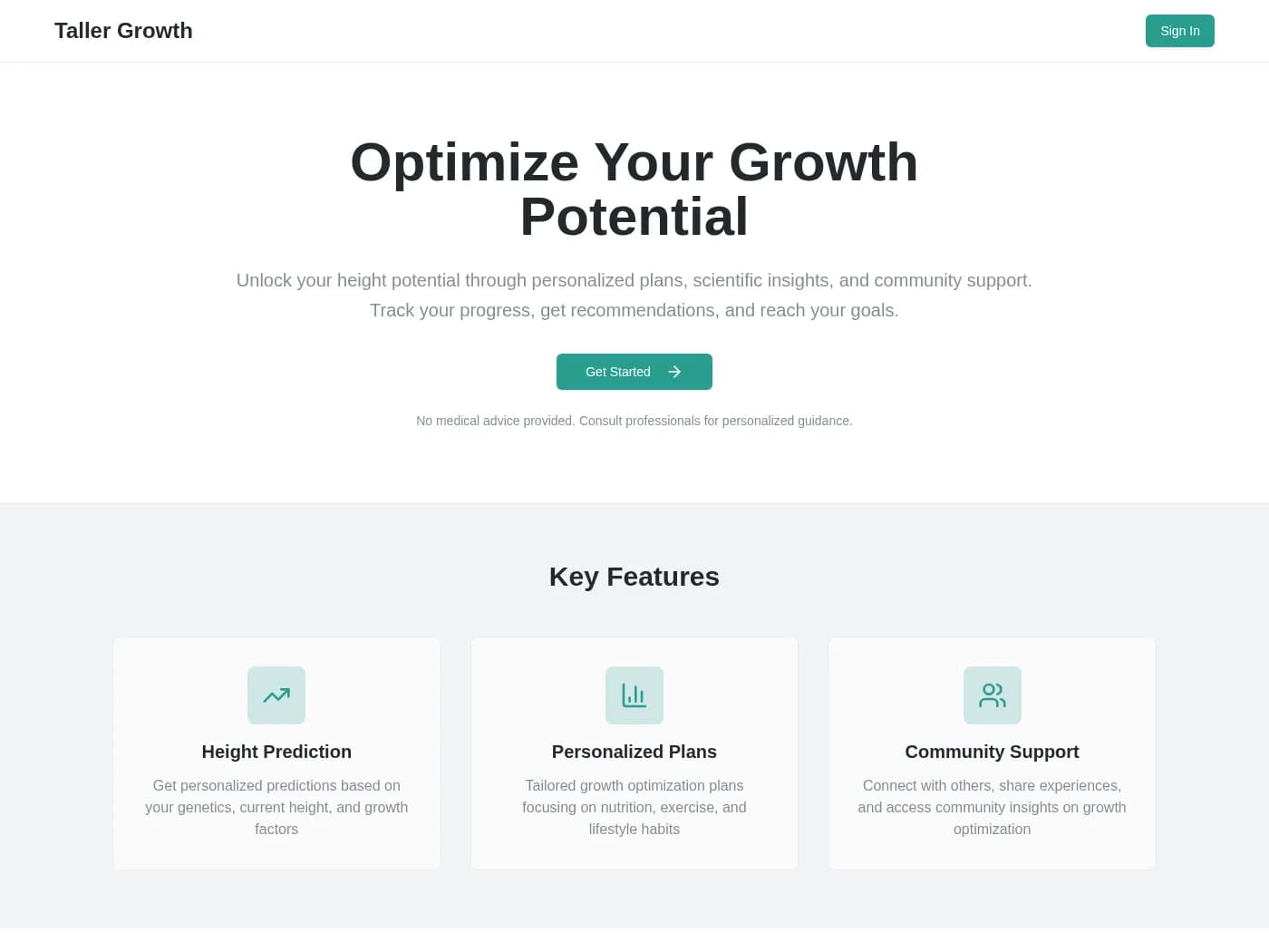 Taller Growth Tracker