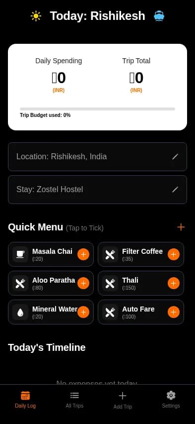 TallyGo: Offline Trip Tracker