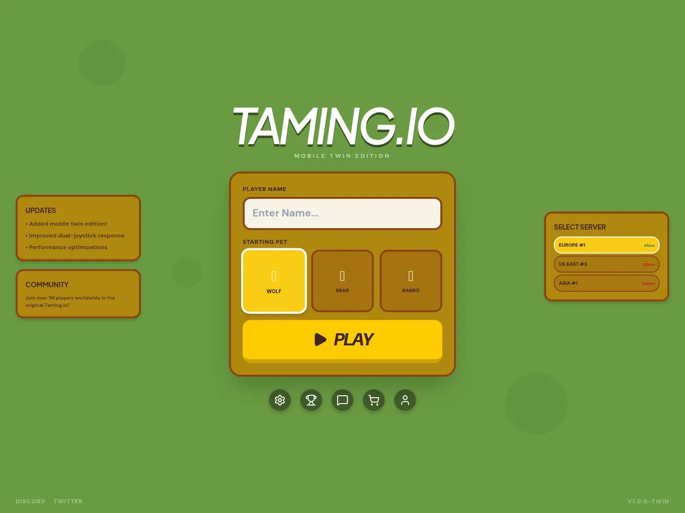 Taming.IO Mobile Twin