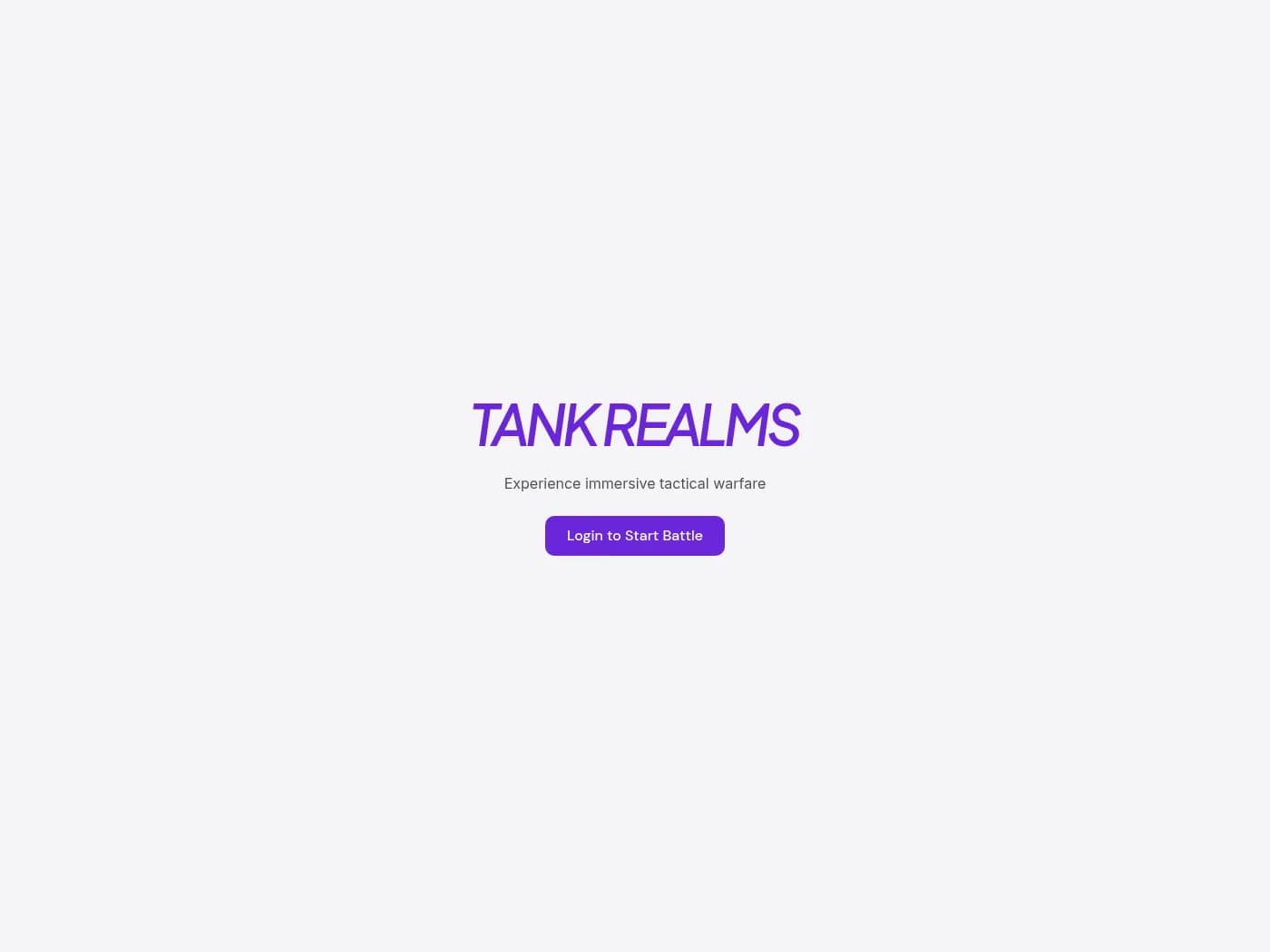 Tank Realms Online
