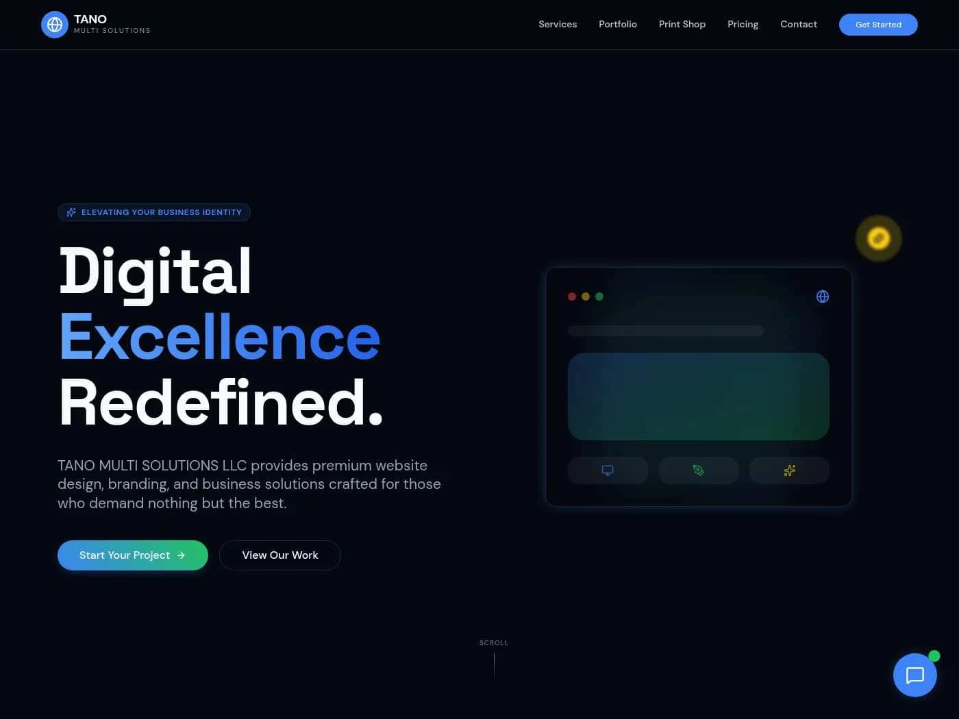 TANO Ultra Agency Website