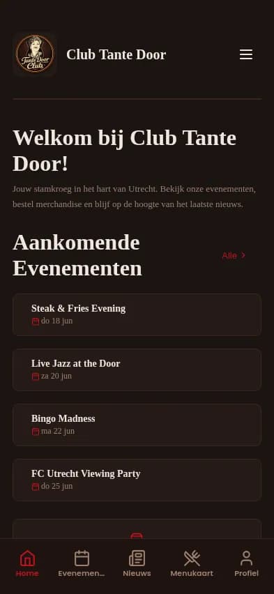 Tante Door Club App