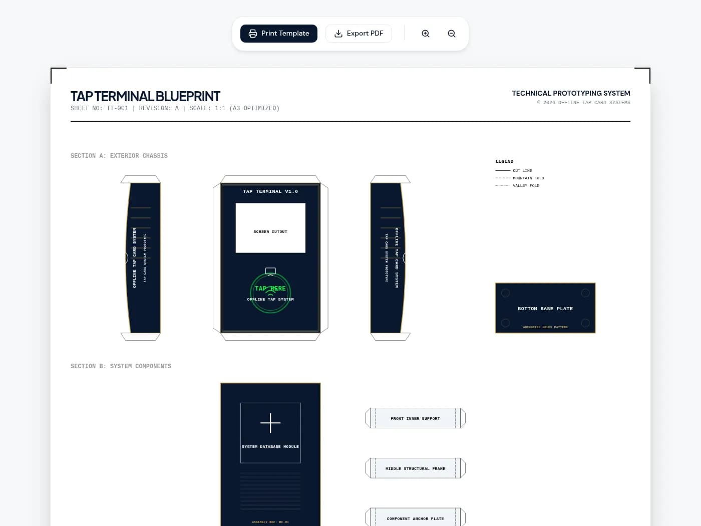 Tap Card Terminal Blueprint