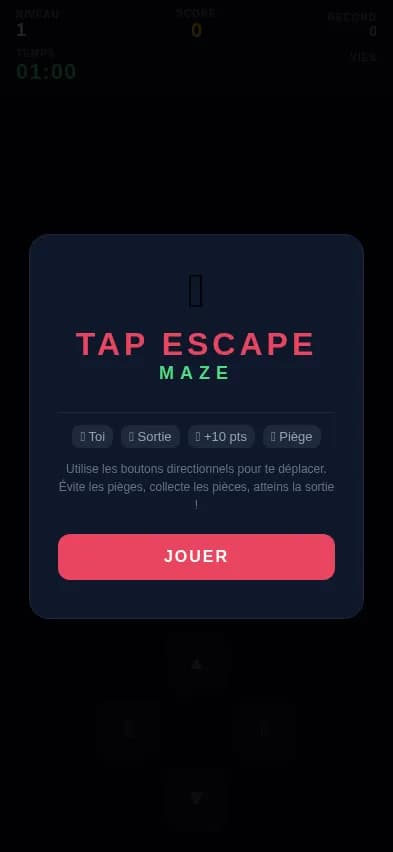 Tap Escape Maze