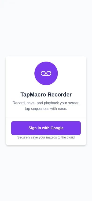 TapMacro Recorder