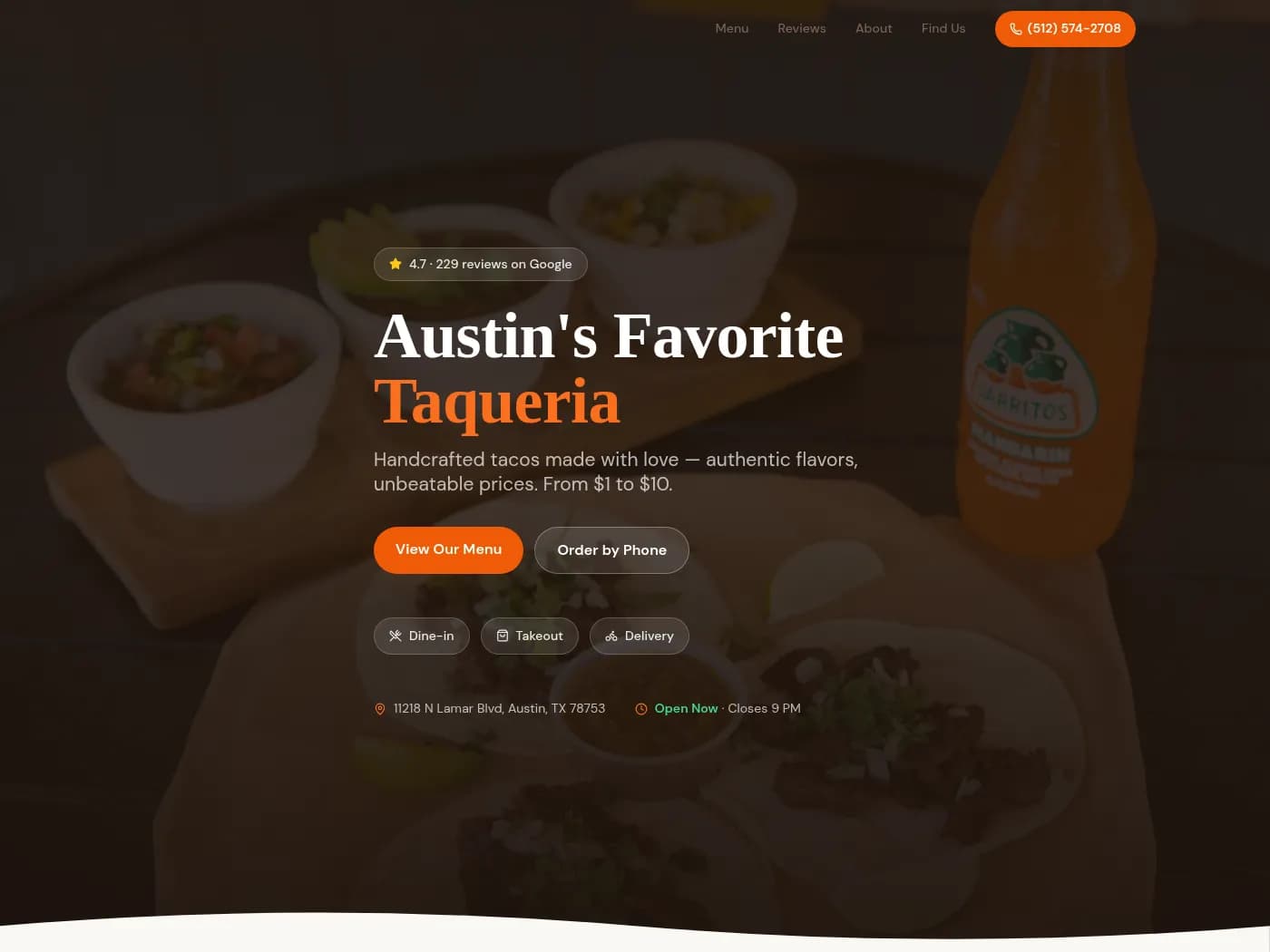 Taquito Aviles Website