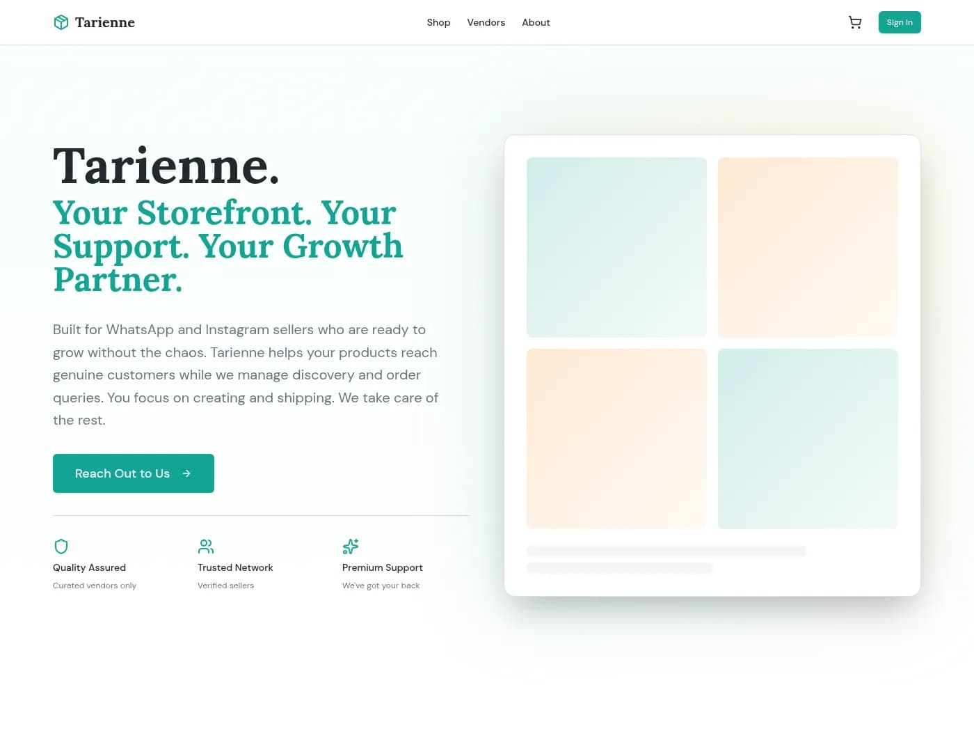 Tarienne Marketplace