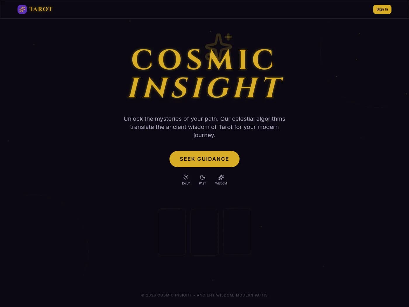 Tarot Insight App