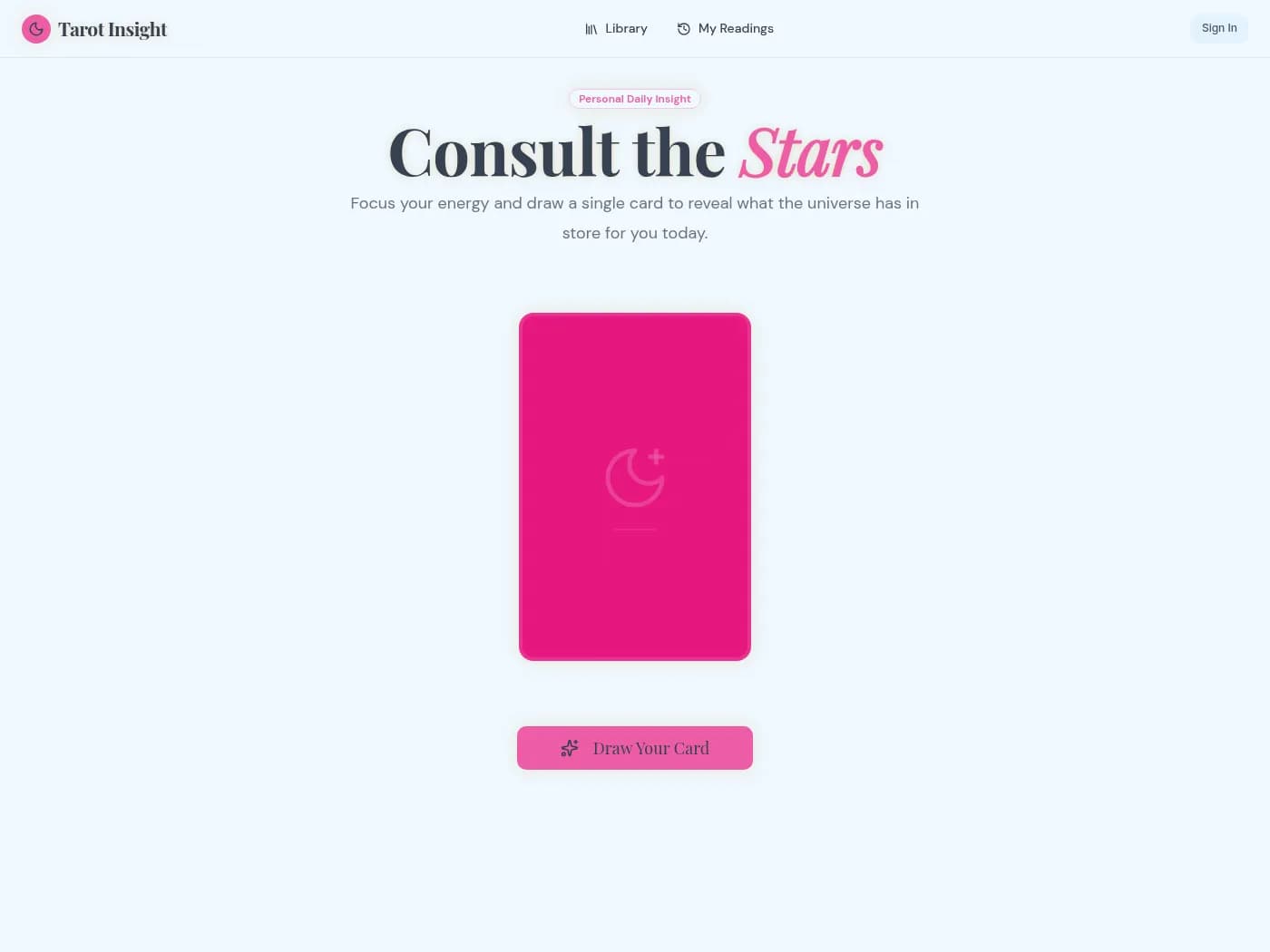 Tarot Insight App