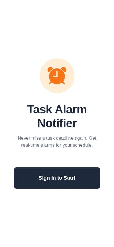 Task Alarm Notifier