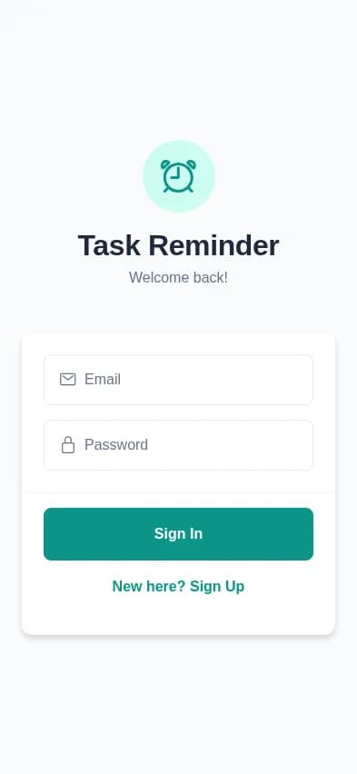 Task Reminder Mobile