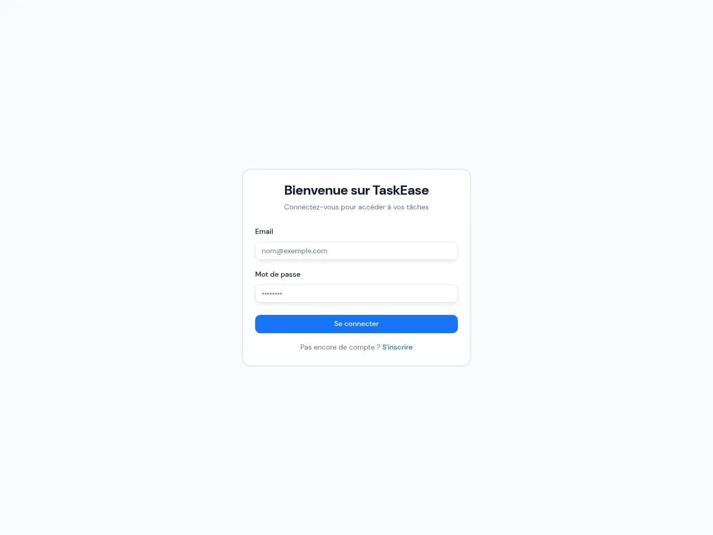 TaskEase Web App