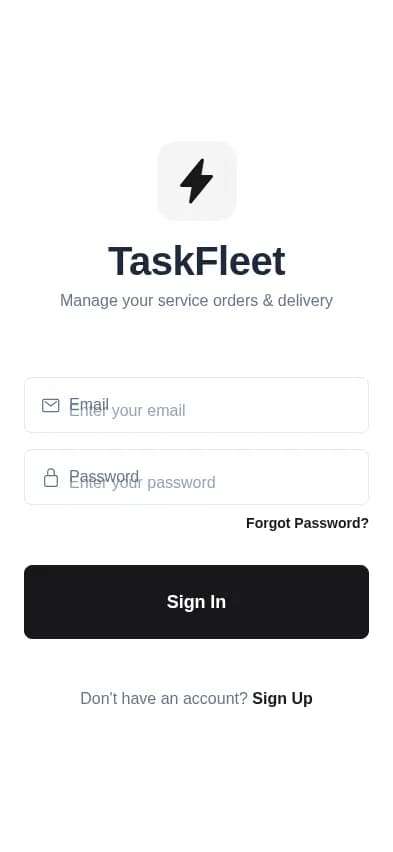 TaskFleet Demo App