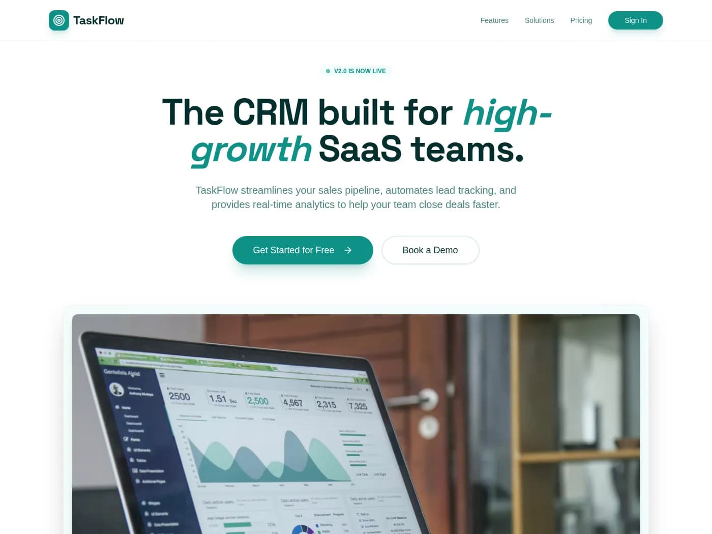 TaskFlow CRM