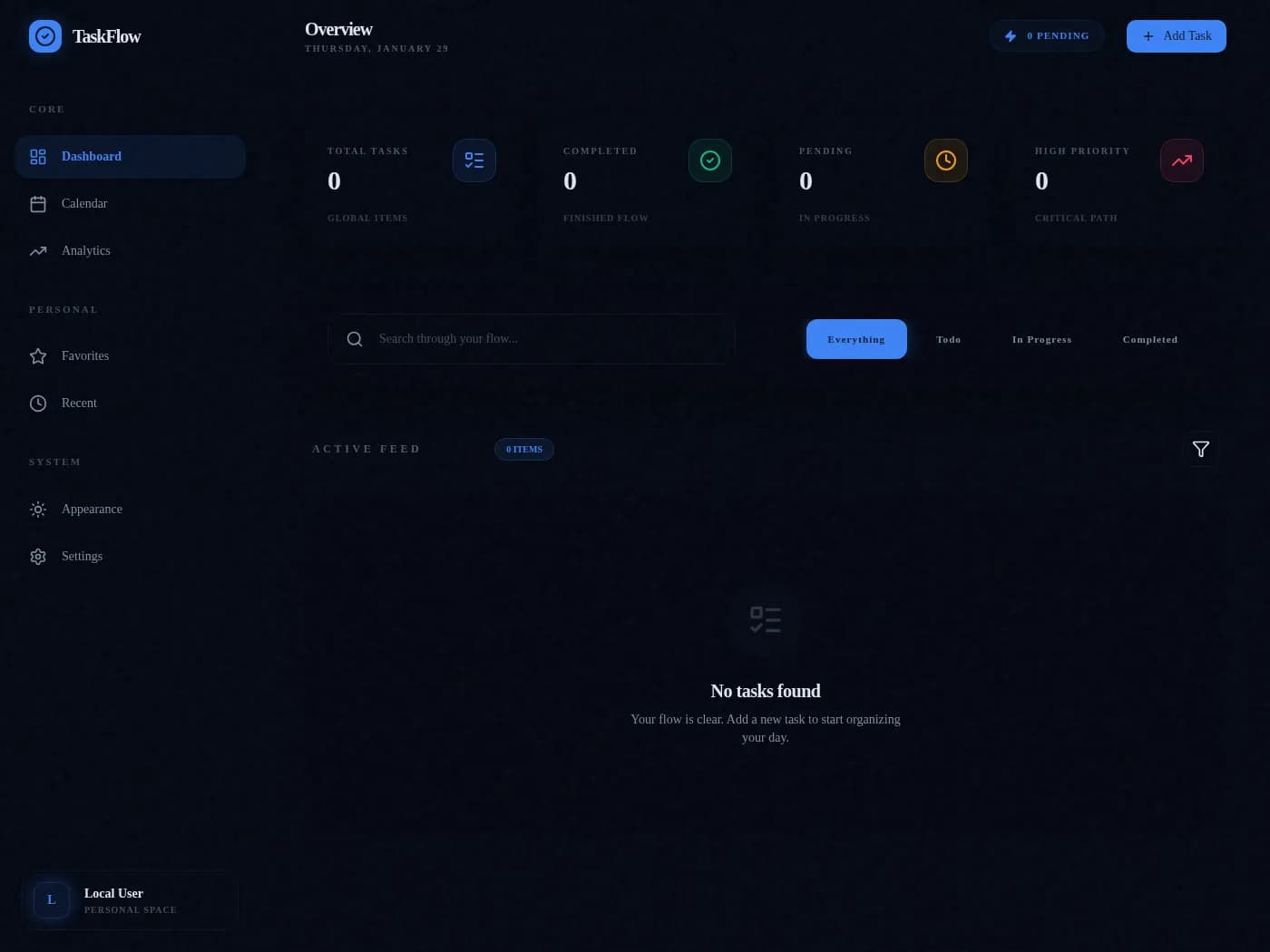 TaskFlow Manager