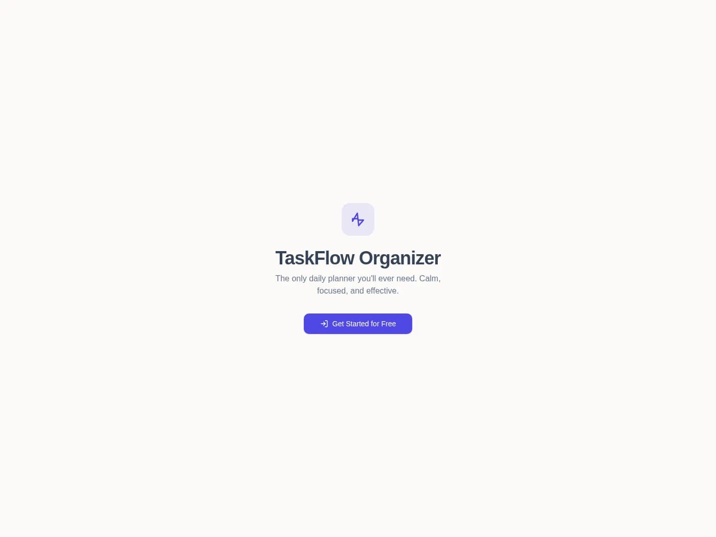 TaskFlow Organizer