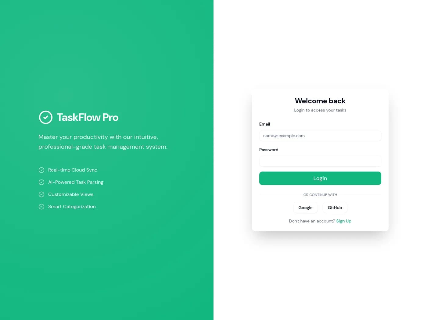 TaskFlow Pro