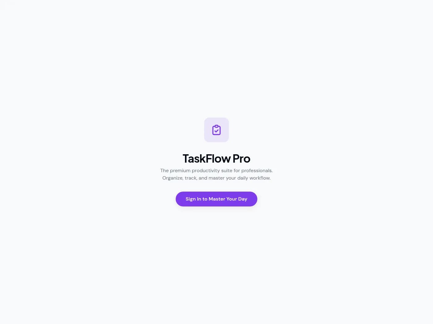 TaskFlow Pro