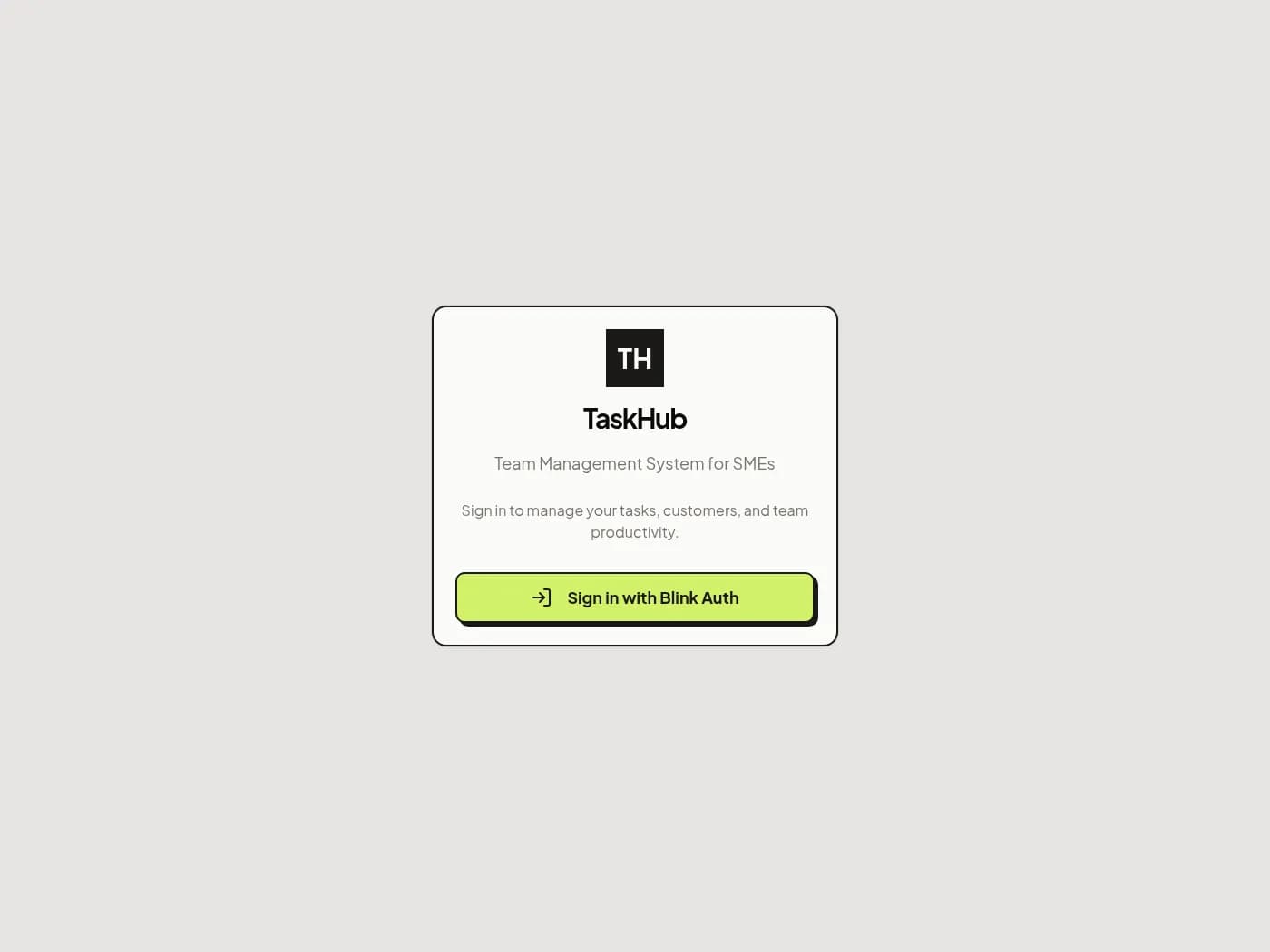 TaskHub Team Manager