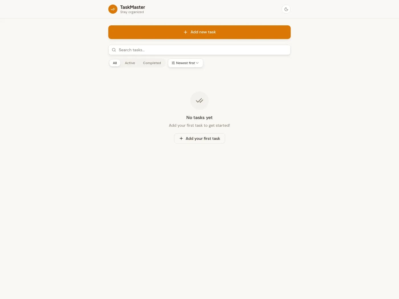 TaskMaster To-Do List