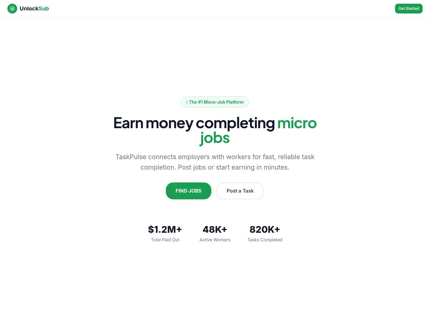 TaskPulse Marketplace