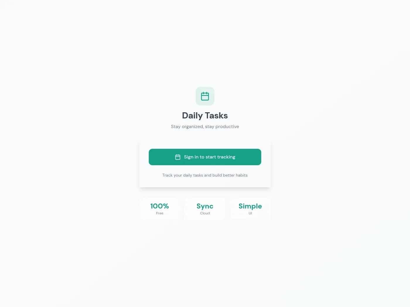 Daily Task Tracker