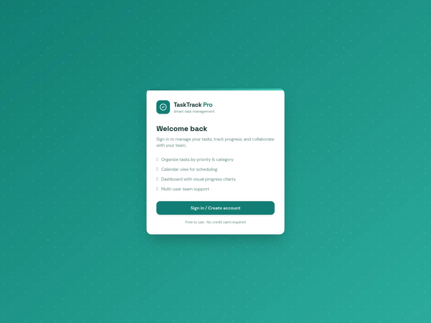TaskTrack Pro