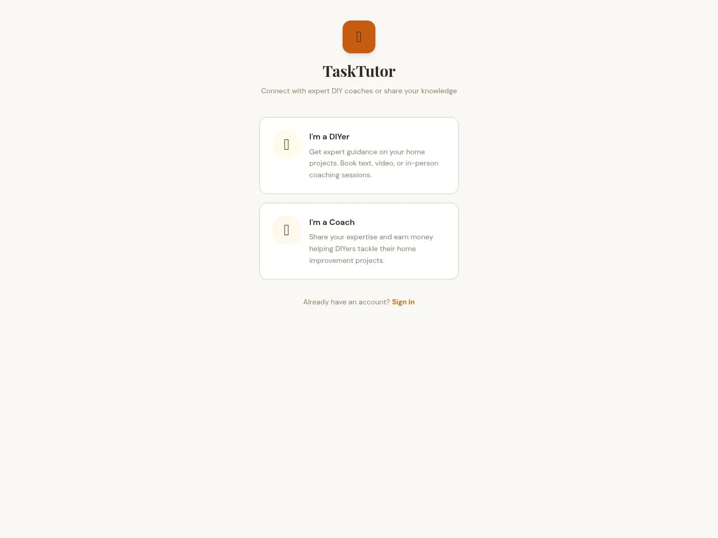 TaskTutor Marketplace App