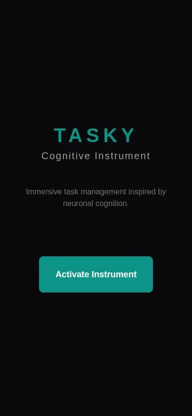 Tasky Cognitive Task App