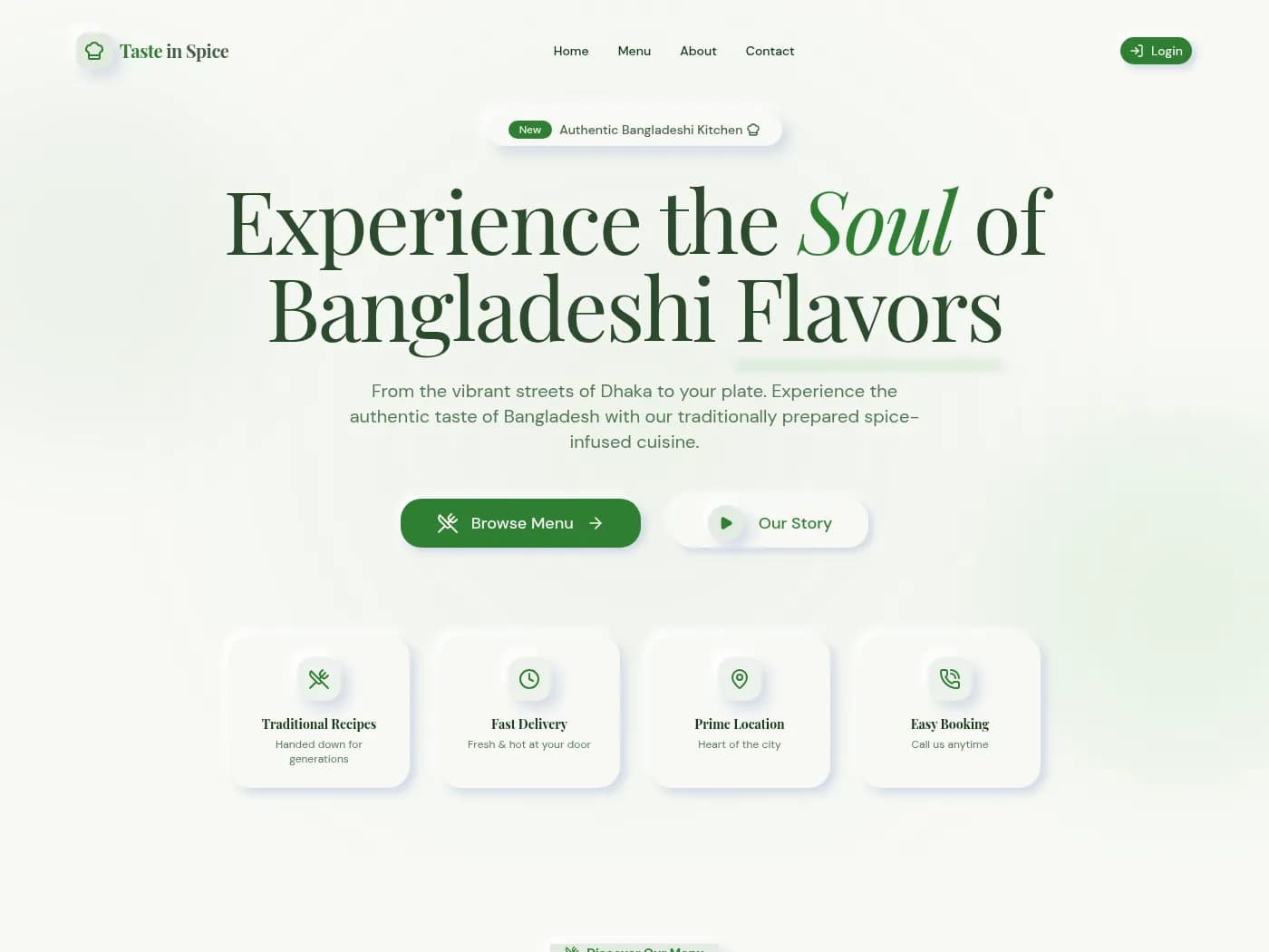 Taste in Spice Website