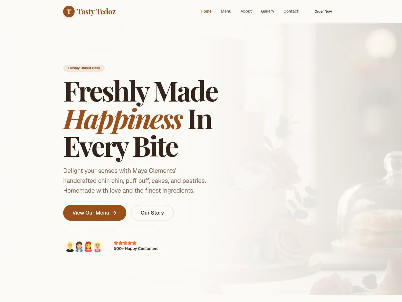 Tasty Tedoz Sweets Site