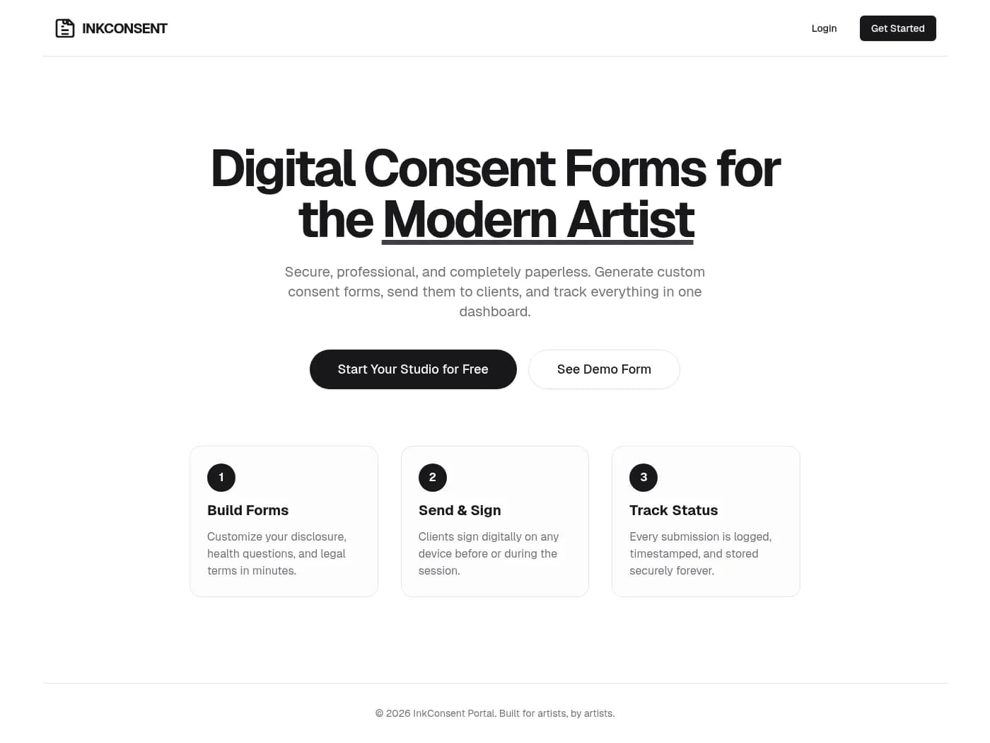Tattoo Consent Portal