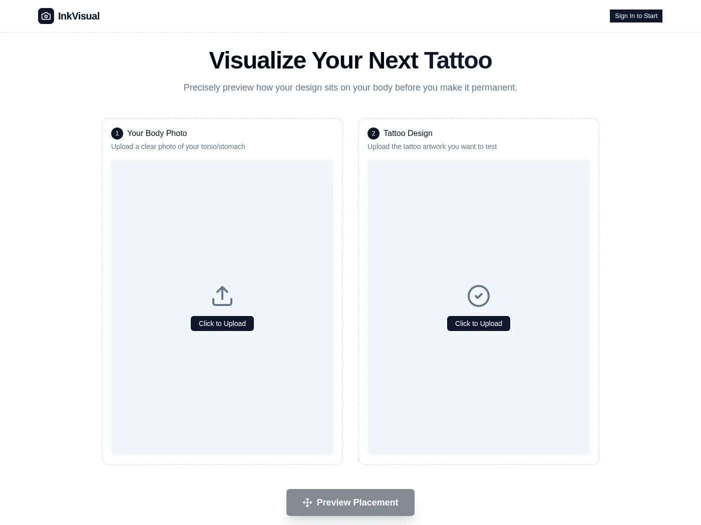 Tattoo Placement Visualizer