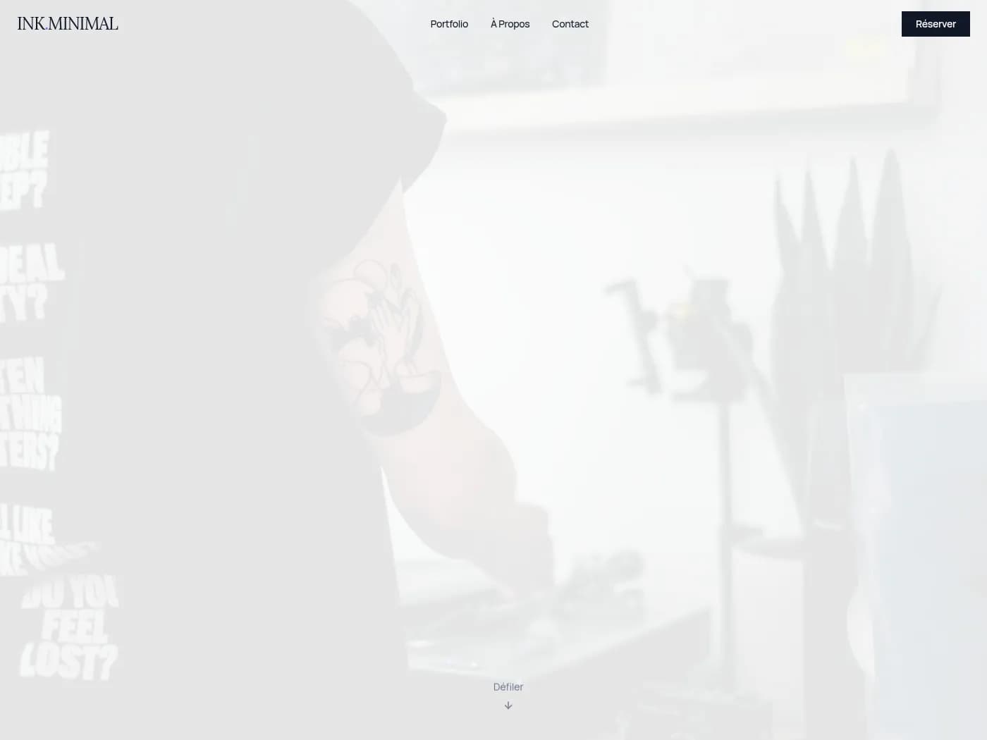 Tattoo Portfolio Site