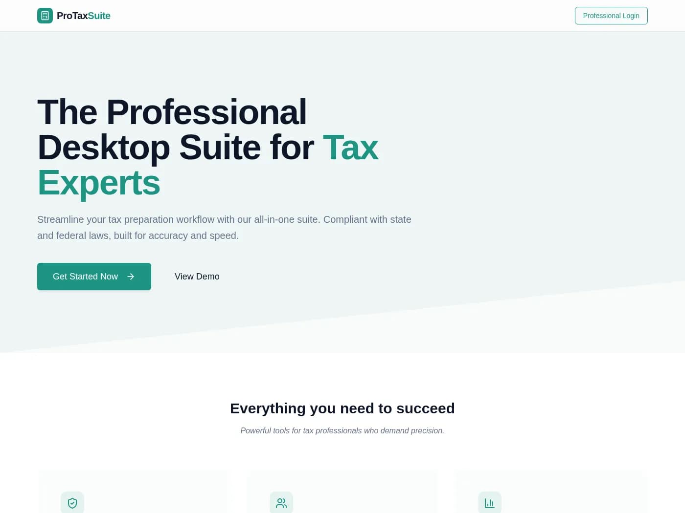 ProTax Desktop Suite
