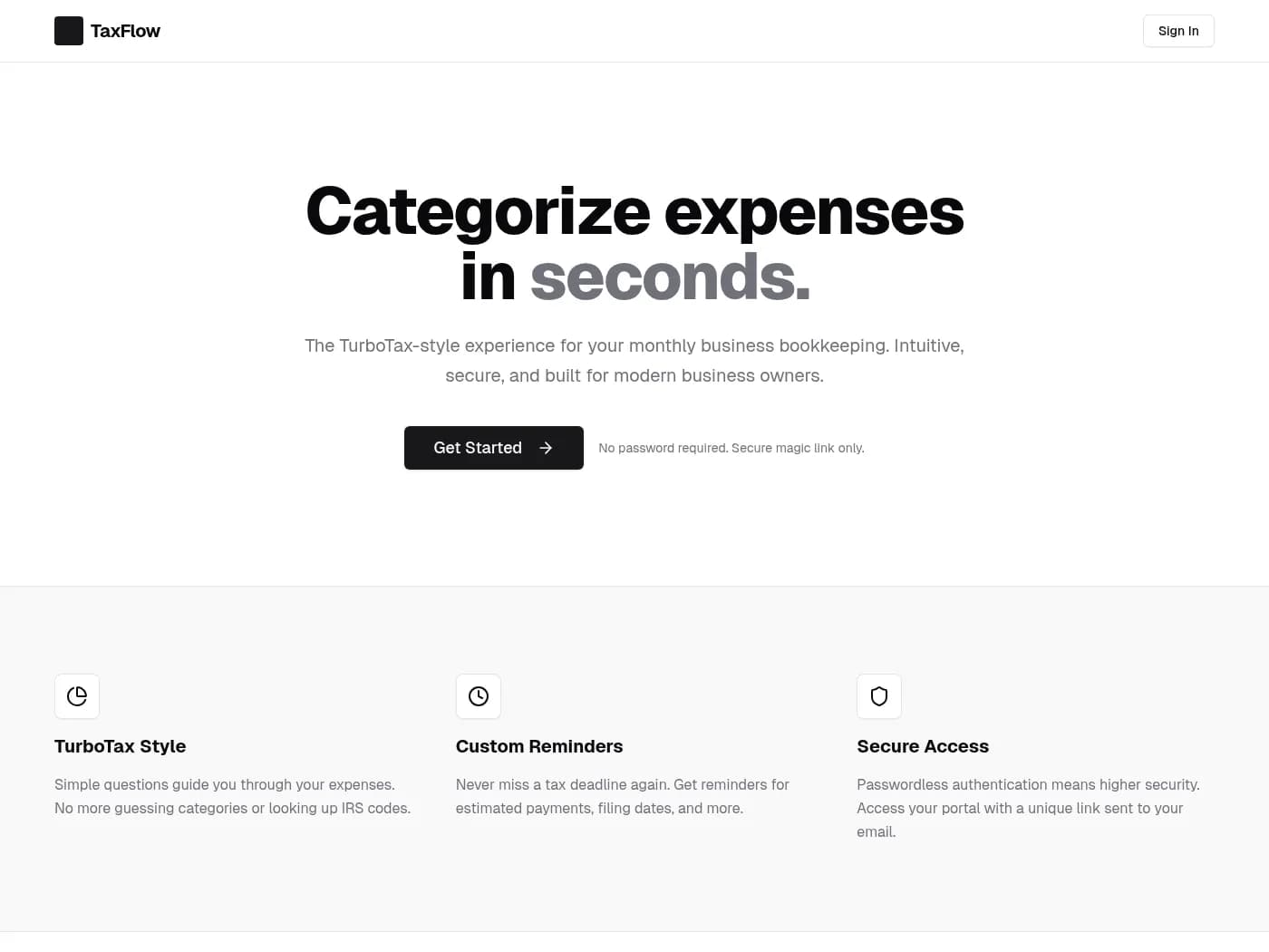 TaxFlow Portal