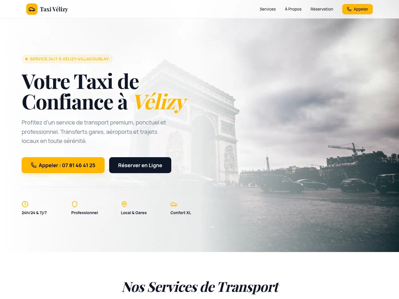 TaxiPro Web Presence