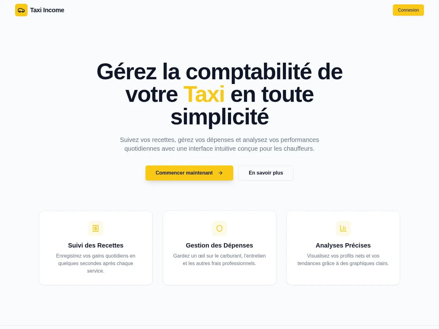 Taxi Income Tracker