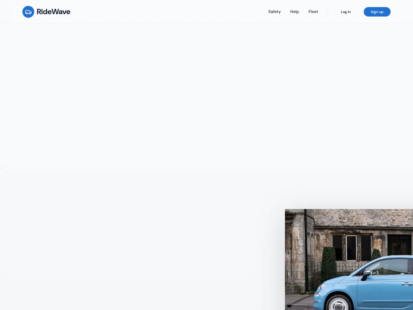 RideWave Web App