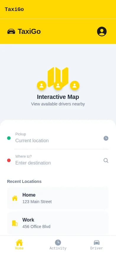 TaxiGo Clone