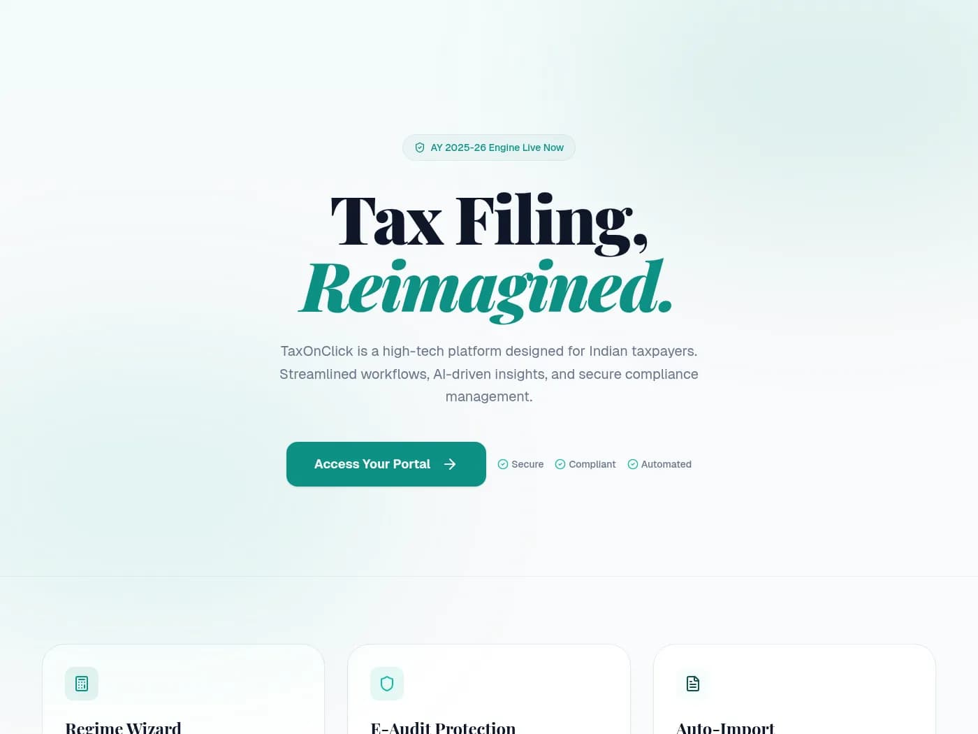 TaxOnClick Portal