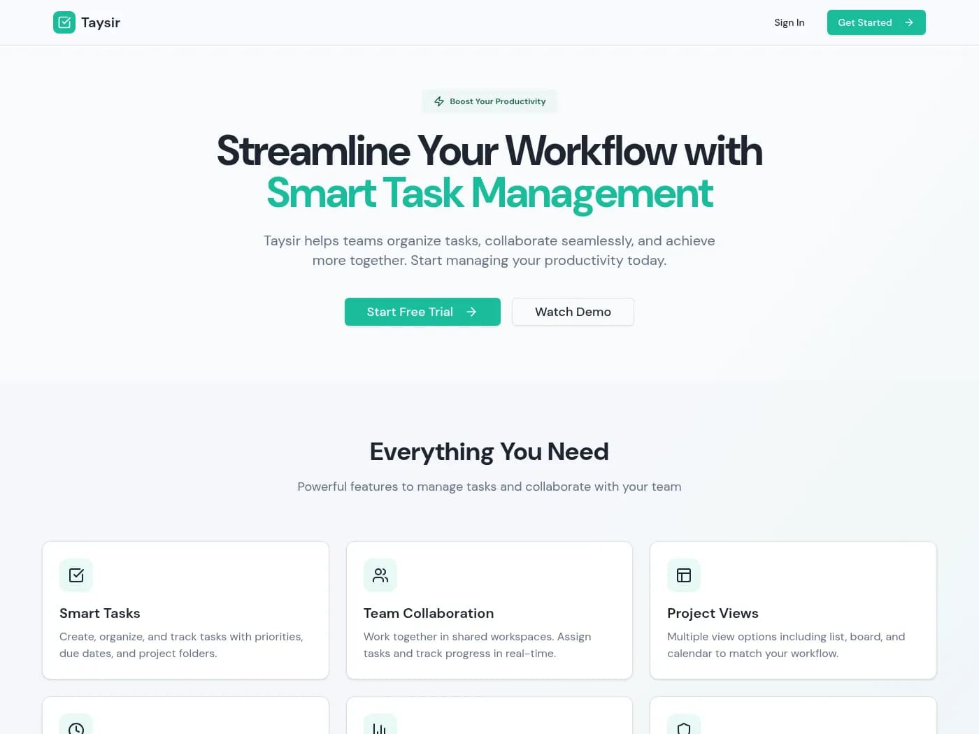 Taysir Productivity Suite