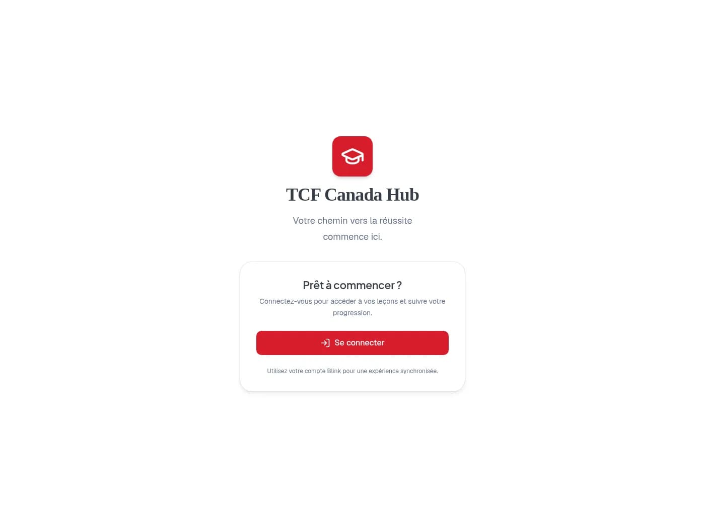 TCF Canada Learning Hub