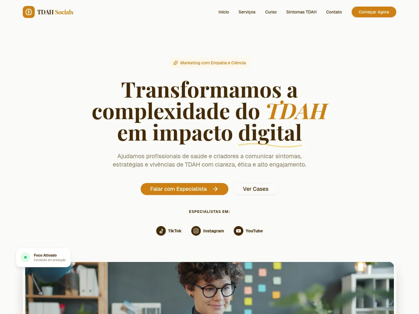 TDAH Socials Agency Site