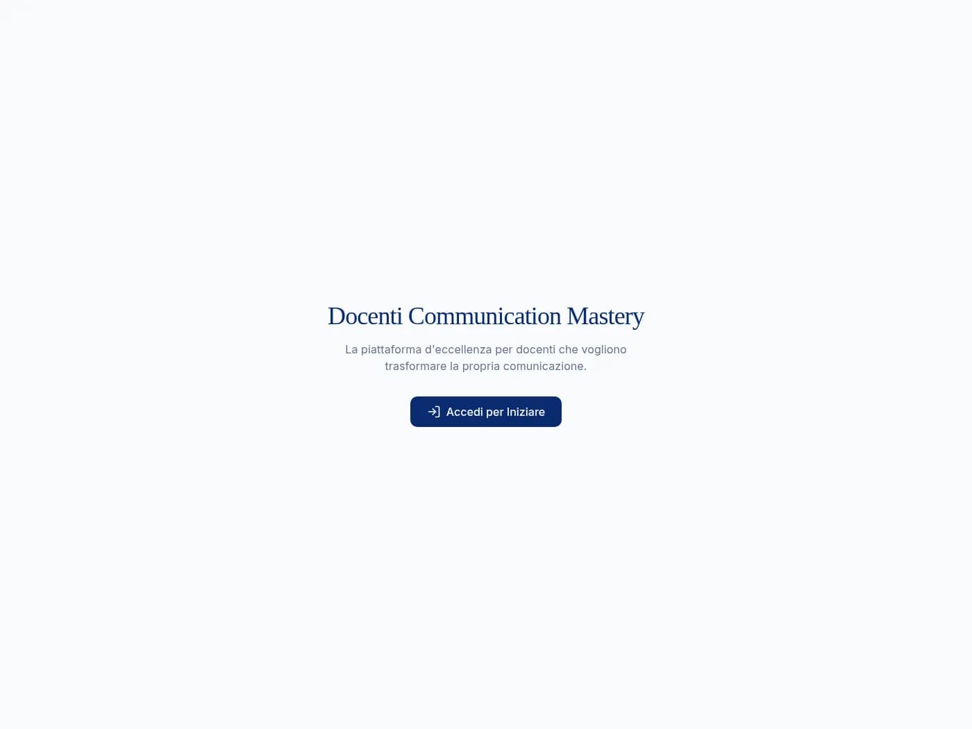 Docenti Communication Mastery