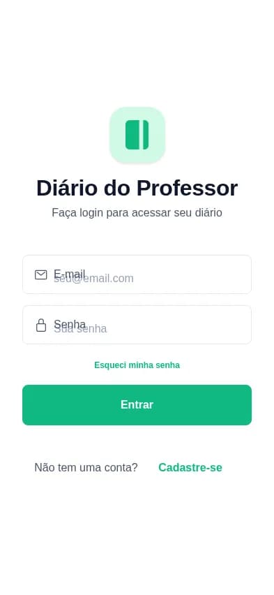 Teacher Diary Mobile App
