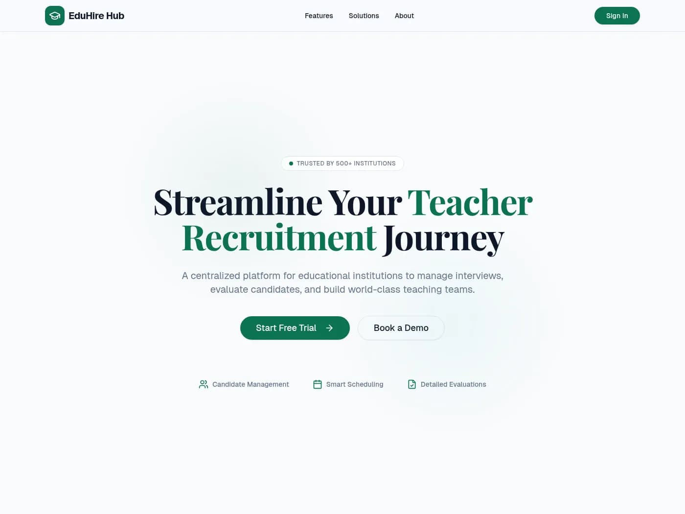 Teacher Interview Platform
