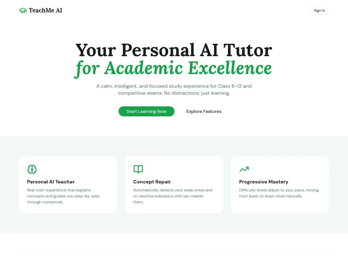 TeachMe AI Tutor