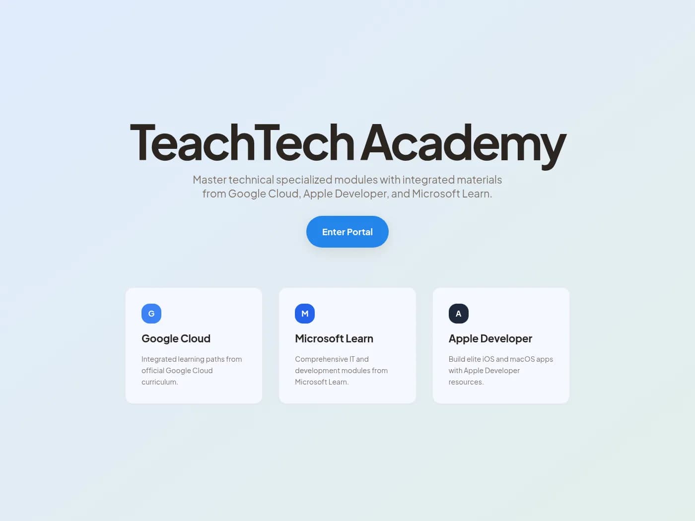 TeachTech Portal