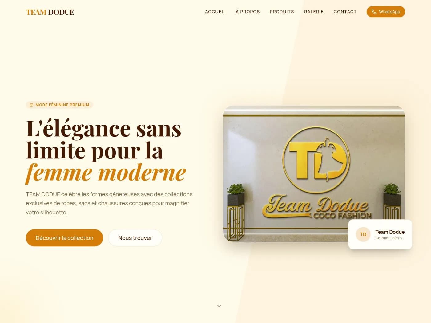 TEAM DODUE Fashion Site